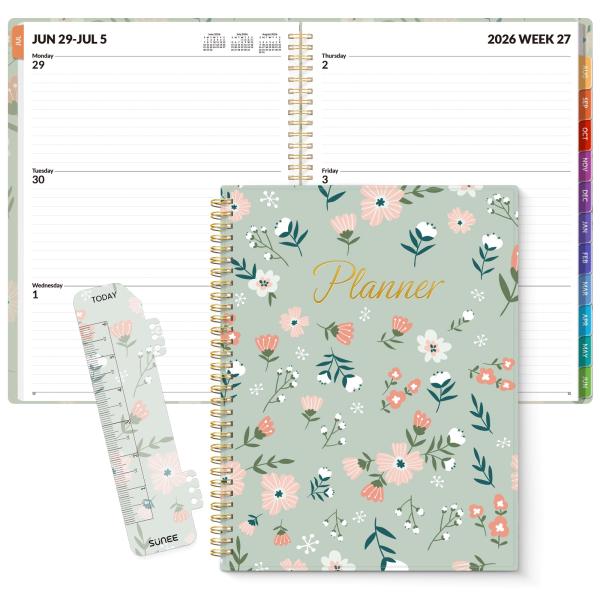 ・Plan Ahead 2026-2027: This academic planner 2026-2027 runs from July 2026 to June 2027, with extra monthly pages for Ma...