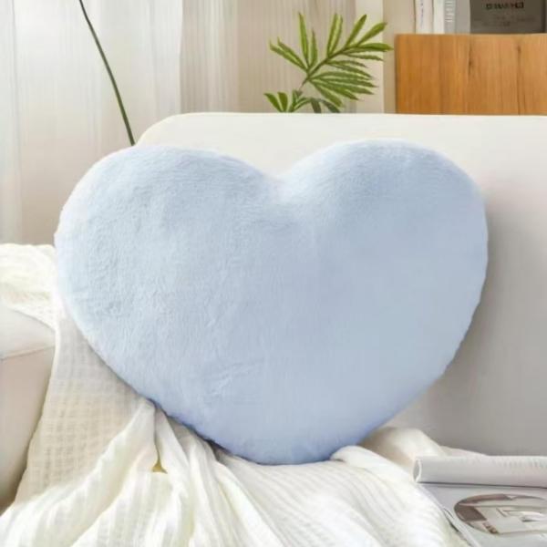 ・Material: The heart shaped pillow is made of plush polyester exterior with fuffy PP cotton filling, which is soft, comf...
