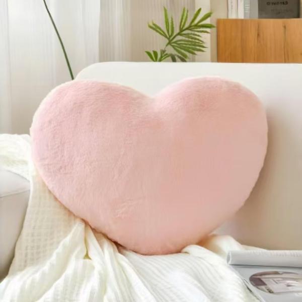 ・Material: The heart shaped pillow is made of plush polyester exterior with fuffy PP cotton filling, which is soft, comf...