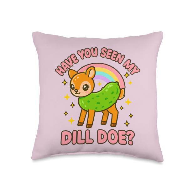 ・Dill Doe, Funny Have You Seen My Dill Doe pickle and female deer if you love puns, punny gifts ironic sarcastic unweara...