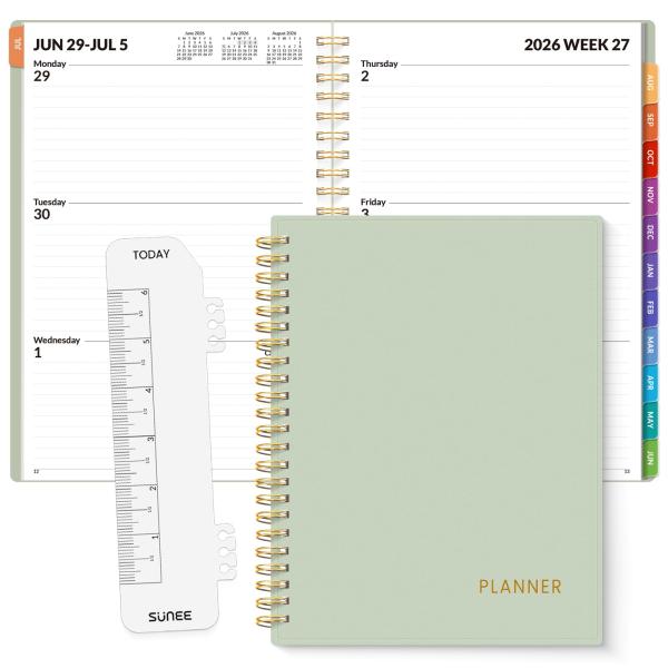 ・Plan Ahead 2026-2027: This academic planner 2026-2027 runs from July 2026 to June 2027, with extra monthly pages for Ma...