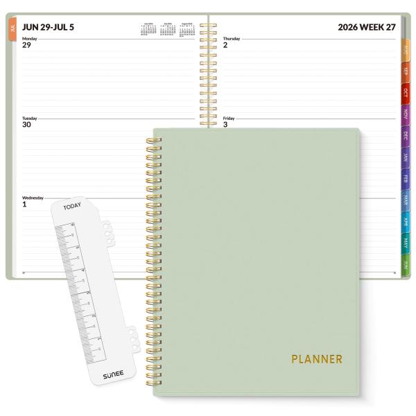 ・Plan Ahead 2026-2027: This academic planner 2026-2027 runs from July 2026 to June 2027, with extra monthly pages for Ma...
