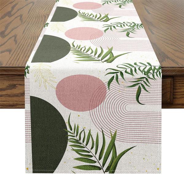 ・Size:This table runner is 13 x 48 inch, appropriate for a table that can seat two to four people, better match your tab...