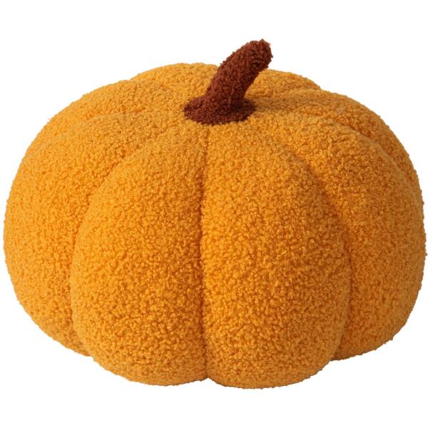 ・【SKIN-FRIENDLY FABRIC】The pumpkin pillow is made of soft short plush and filled with pp cotton. Comfortable to the , so...