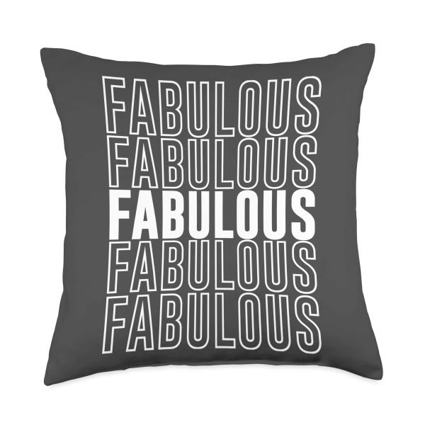 ・This says the word "Fabulous".・This design says the word "Fabulous" and puts emphasis on Fabulous in the middle of the ...
