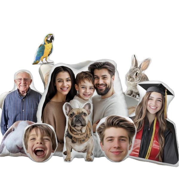 ・CUSTOM PILLOWS WITH PICTURE: Create a unique and personalized pillow featuring your favorite photo, crafted into a char...
