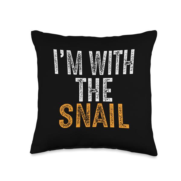・Funny Tee Matching Snail Costume Halloween Costumes For Men ＆ Women youth Adults Teachers ＆ Couples.・I'm With The Snail...