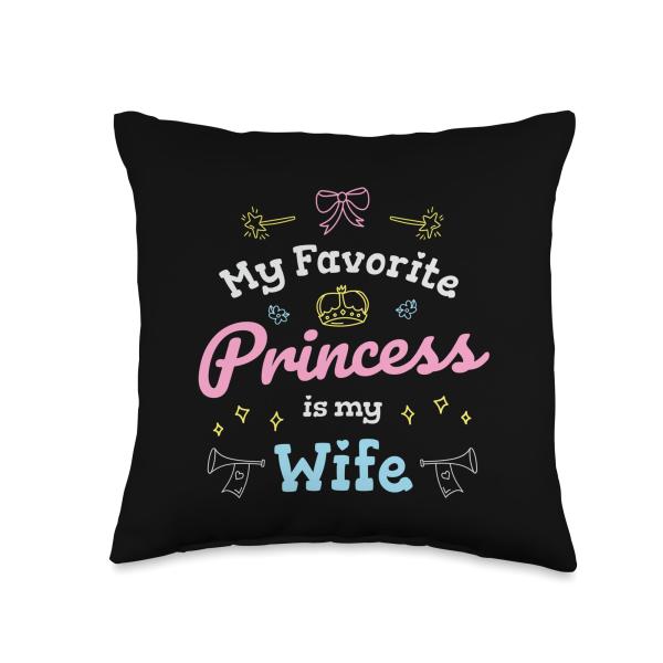 ・Celebrate love with this My Favorite Princess Is My Wife design, perfect for husbands who adore their wives. Makes a ro...