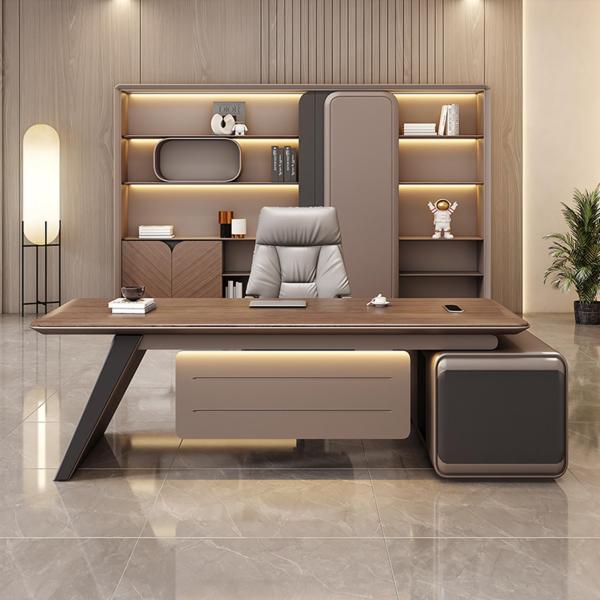 ・Spacious Large Desk for Home Office: Extra wide desktop provides ample space for multiple monitors, laptops, printer, a...