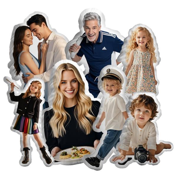 ・Personalized Design: Upload any photo of your partner, friend, or even a favorite character to create your unique pillo...
