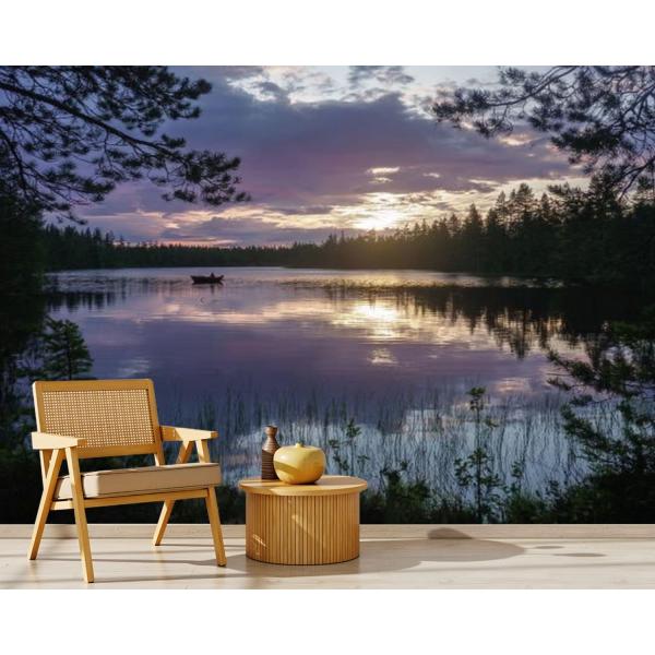 ・69H" x 96W" (175cm x 245cm) in total, please note that the wall mural was cut into 5 pieces for easy installation.・Made...