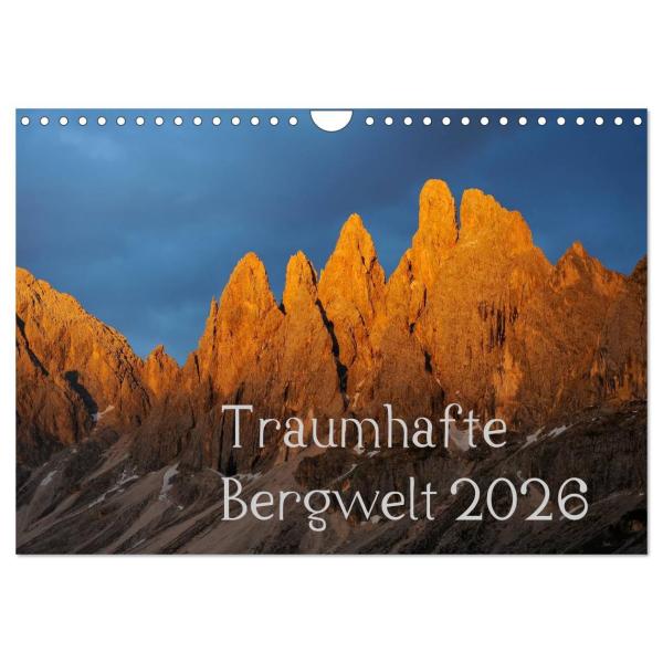 ・2026 US VERSION OF EUROPEAN STYLE WALL CALENDAR - Size 12" x 8" (DIN A4) - To let the stunning visuals shine, the dates...