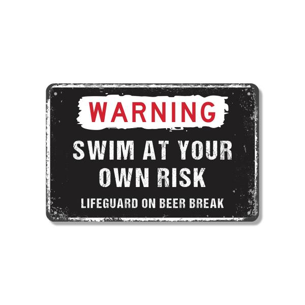 ・PREMIUM QUALITY: This 10 Inch x 14 inch sign is made with UV-protected rust and corrosion-resistant heavy duty 40 mil t...