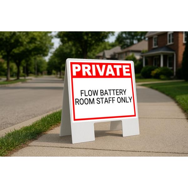 ・Durable Folding A-Frame Sign - Made from industrial-grade coroplast (corrugated plastic) that is lightweight, waterproo...