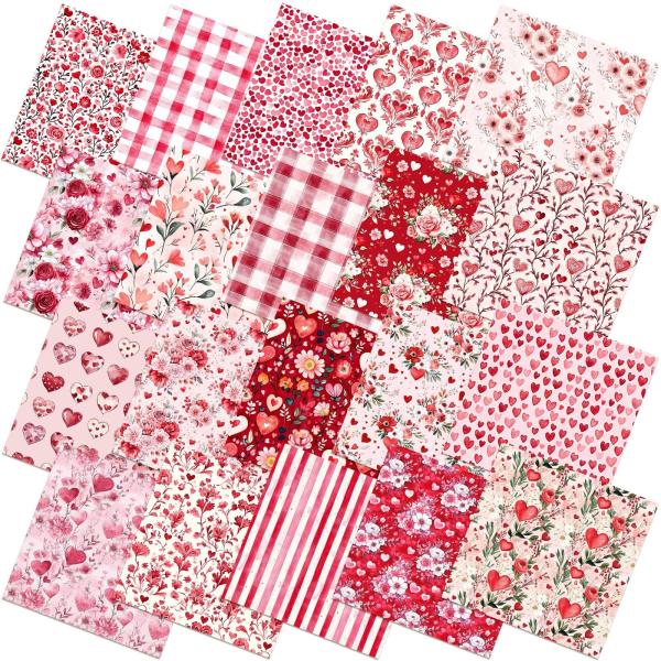 ・Party Theme: impart life to your creations with our valentines' fabric; The sewing fabric is printed with 20 different ...