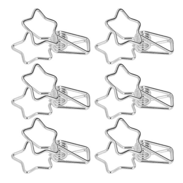 ・[Unique Design]Our star clips feature a hollow design that keeps your documents visible while adding a playful touch to...