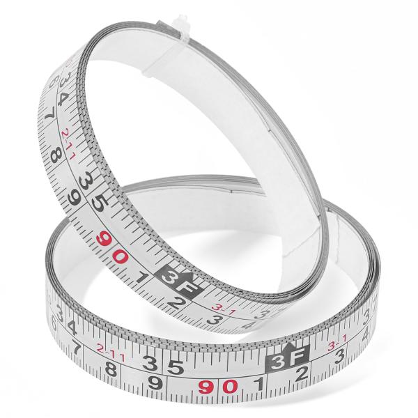 ・【Package Includes】You will receive 2 pieces of self-adhesive measuring tape,Length 39 Inch/100cm,wide 0.51 Inch/1.3cm.D...