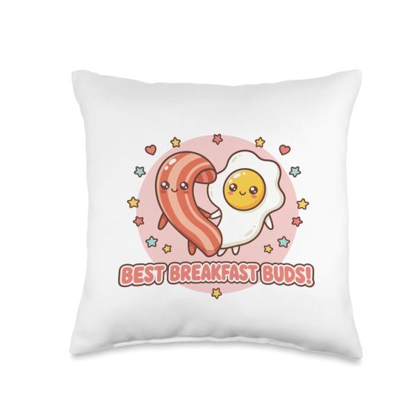 ・Embrace your inner foodie with this adorable design! The cheerful depiction of iconic breakfast companions, complete wi...