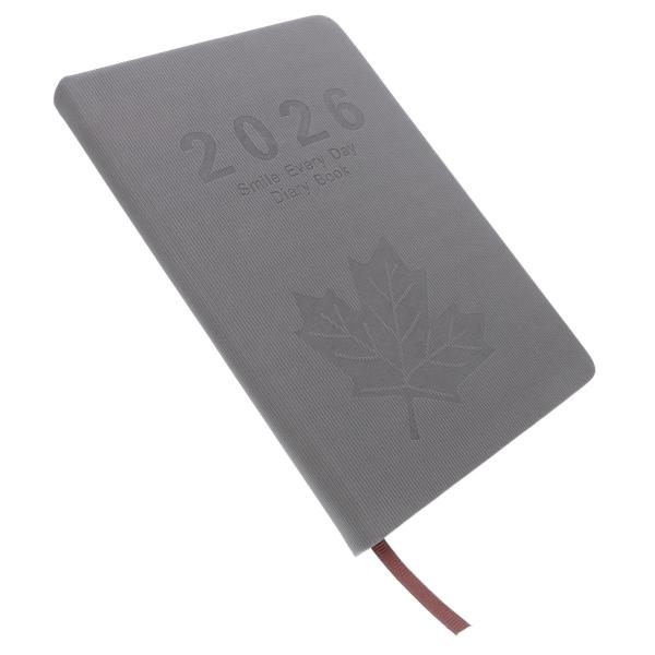 ・Sophisticated design: the maple leaf pu leather cover adds a refined touch, making this planner suitable for both casua...