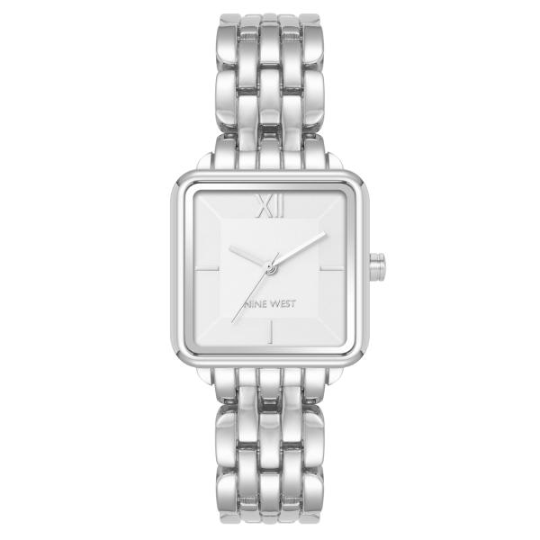 ・Case diameter: 28.5mm; mineral crystal lens・Silver-tone dial with matching hands and markers・Silver-tone adjustable lin...