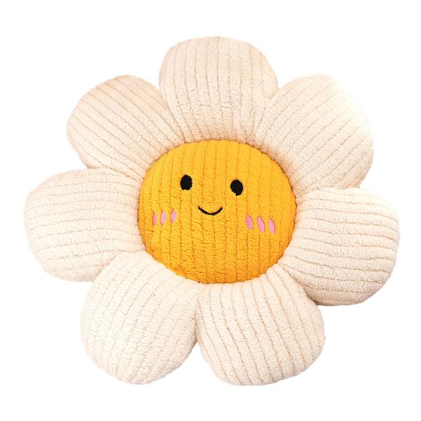 ・【Premium Material】This Daisy decorative throw pillows are made of high imitation rabbit fur cover and PP cotton to fill...
