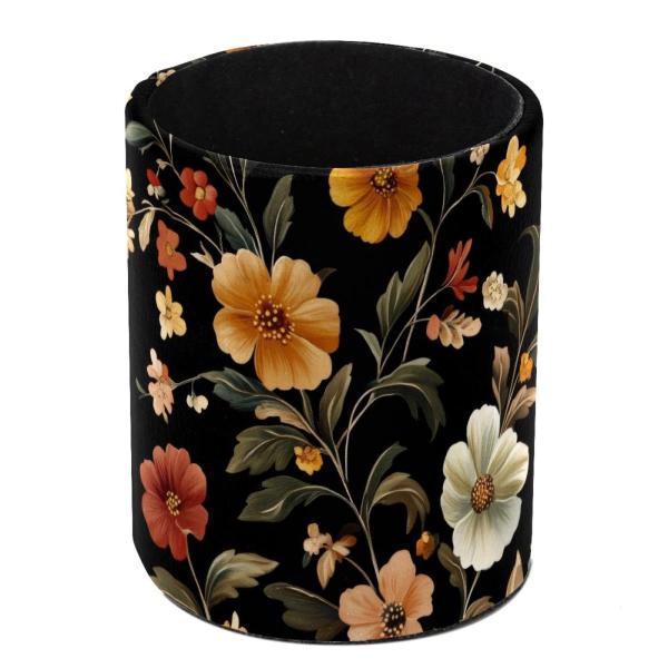 ・Sturdy and Stable: The surface of the pen holder is made of PVC leather, and the interior and bottom are made of soft f...