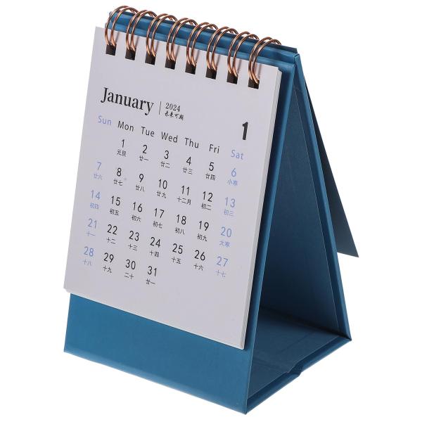 ・Daily flip calendar for desk:made of thick paper material, simple design, convenient for your daily use,tabletop monthl...