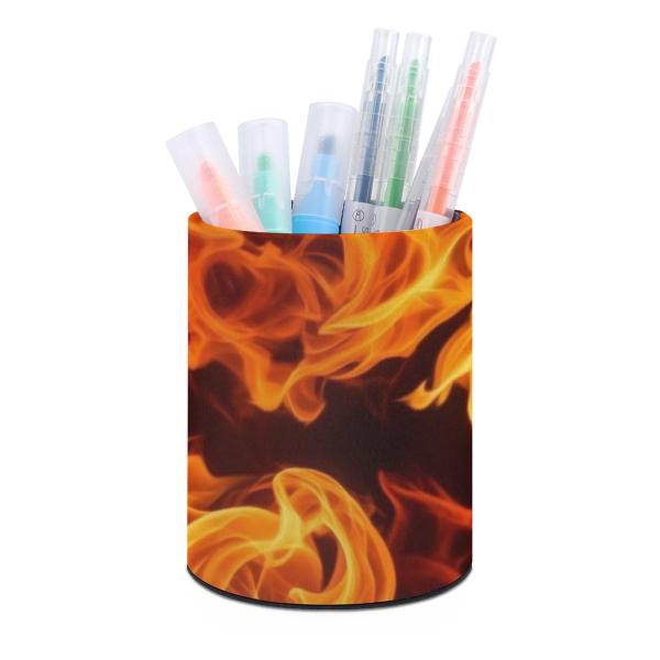 ・Material: The pen holder is covered in an elegant Pu leather and paperboard in the bottom, solid and not easy deformati...