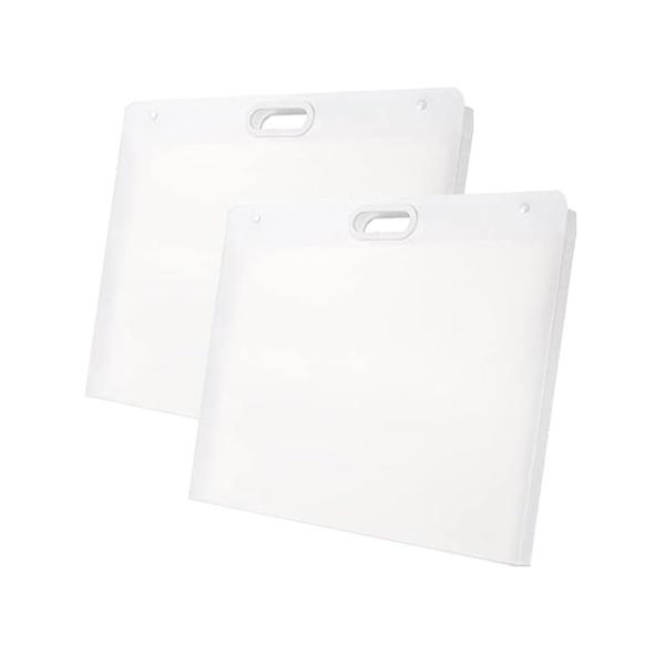 ・Durable Plastic Construction: Made from thick and waterproof PP plastic to keep artwork safe and tidy.・Easy To Operate:...