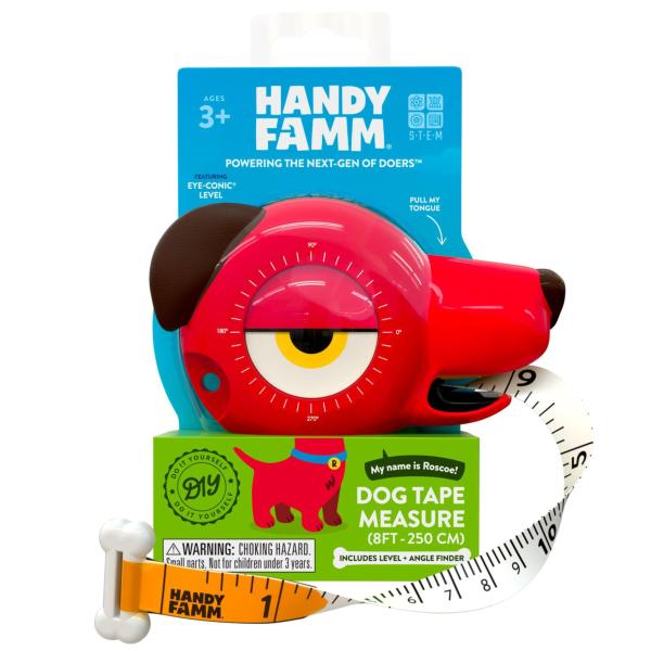 ・4-in-1 STEM Learning Tool: Say hello to Roscoe the Dog - a clever, kid-friendly measuring tool that combines a real tap...