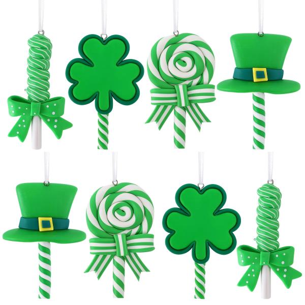 ・パッケージ内容:聖パトリックの日のロリポップオーナメント8個を4つの異なるスタイルでお届けします。これらの異なる装飾を組み合わせて、数量とスタイルを組み合わせて、家族のパーティーや休日の装飾に合わせることができます。・聖パトリックのテーマ...