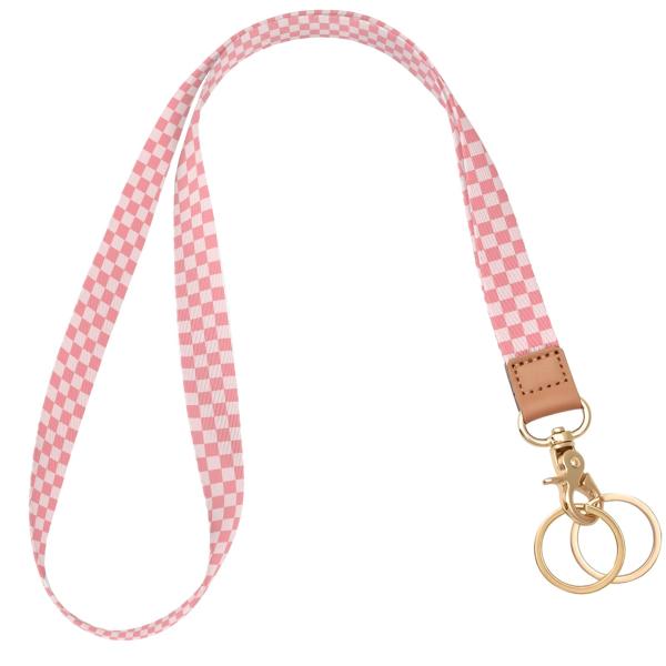 ・?Unique Designs: Lanyard key chain holder with unique design, Classic and fashionable plaid patterns match your persona...