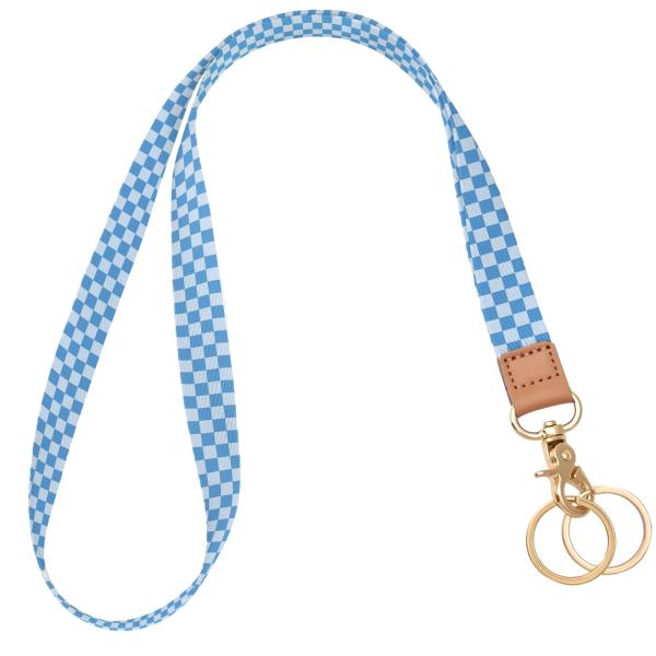 ・?Unique Designs: Lanyard key chain holder with unique design, Classic and fashionable plaid patterns match your persona...