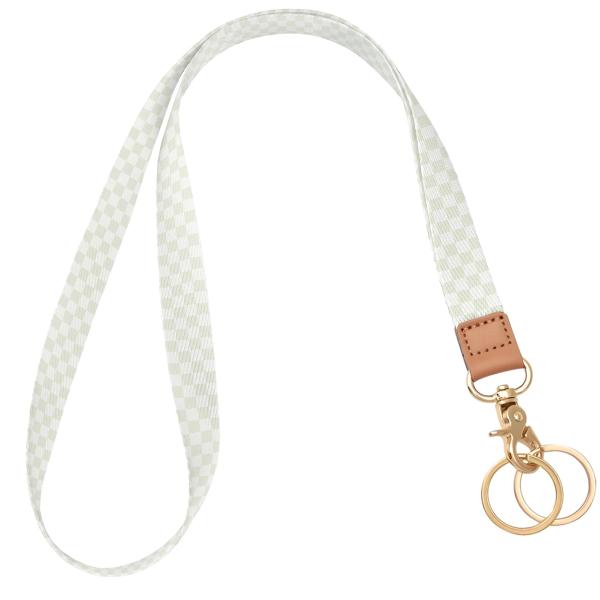 ・?Unique Designs: Lanyard key chain holder with unique design, Classic and fashionable plaid patterns match your persona...