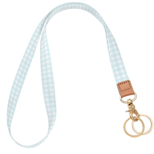 ・?Unique Designs: Lanyard key chain holder with unique design, Classic and fashionable plaid patterns match your persona...