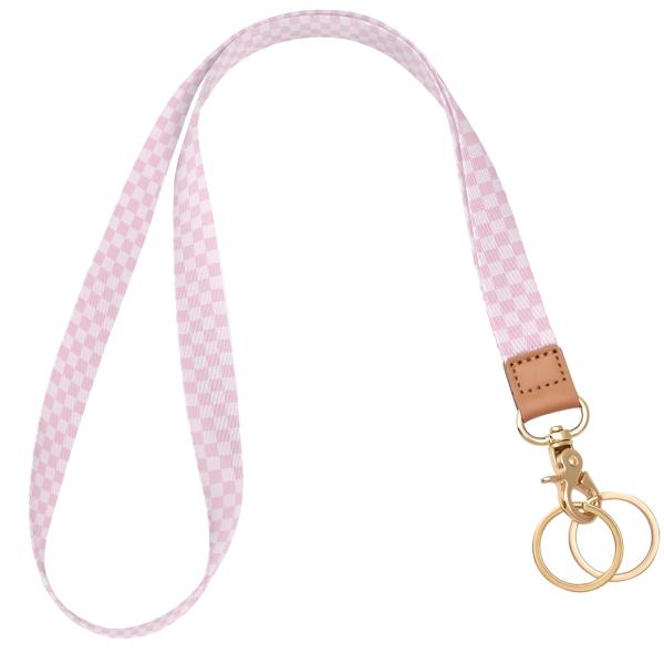 ・?Unique Designs: Lanyard key chain holder with unique design, Classic and fashionable plaid patterns match your persona...