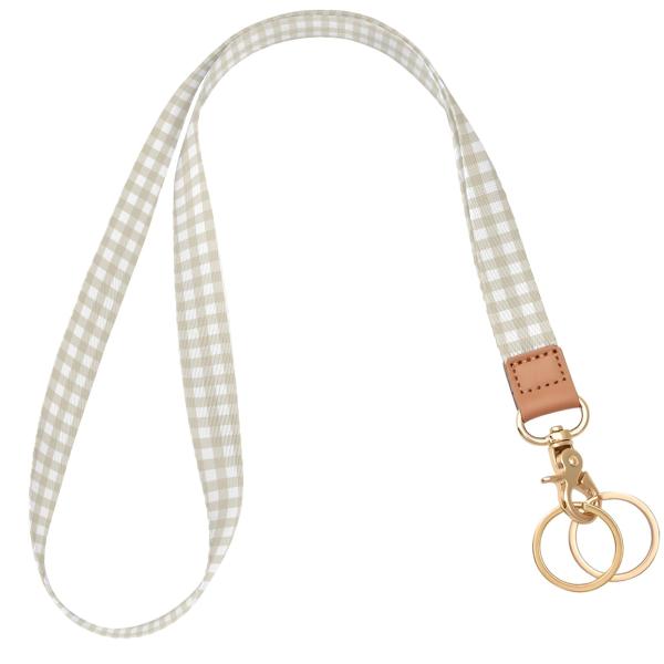 ・?Unique Designs: Lanyard key chain holder with unique design, Classic and fashionable plaid patterns match your persona...