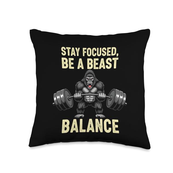 ・Motivational graphic for gym enthusiasts featuring a powerful gorilla lifting weights, perfect for workout sessions and...
