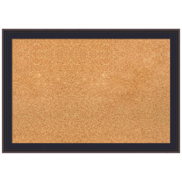・DIMENSIONS: The overall size of this framed cork board measures 27 in. x 19 in., including the frame. Its functional co...