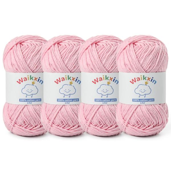 ・Premium Cotton Yarn：This crochet cotton yarn is made from 100% pure natural cotton using a tightly spun yarn technique....