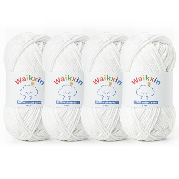 ・Premium Cotton Yarn：This crochet cotton yarn is made from 100% pure natural cotton using a tightly spun yarn technique....