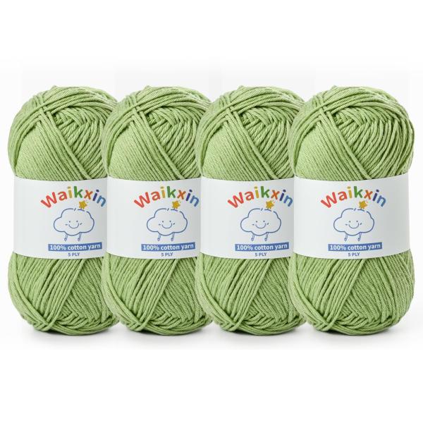 ・Premium Cotton Yarn：This crochet cotton yarn is made from 100% pure natural cotton using a tightly spun yarn technique....