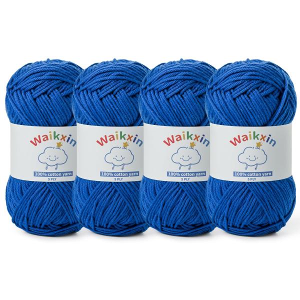 ・Premium Cotton Yarn：This crochet cotton yarn is made from 100% pure natural cotton using a tightly spun yarn technique....