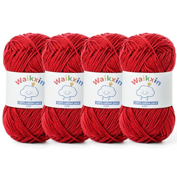 ・Premium Cotton Yarn：This crochet cotton yarn is made from 100% pure natural cotton using a tightly spun yarn technique....