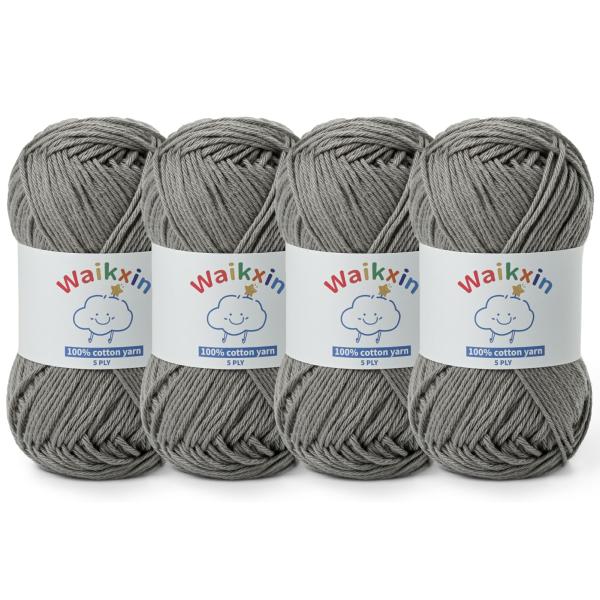 ・Premium Cotton Yarn：This crochet cotton yarn is made from 100% pure natural cotton using a tightly spun yarn technique....