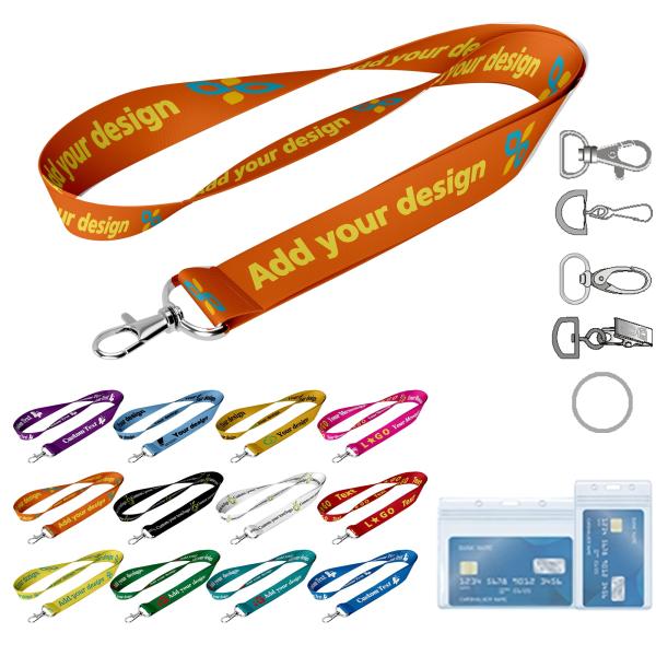 ・HOE TO CUSTOMIZE PERSONALITY LANYARD: Click "Customize Now", you can choose the color, width, number of lanyards, perso...