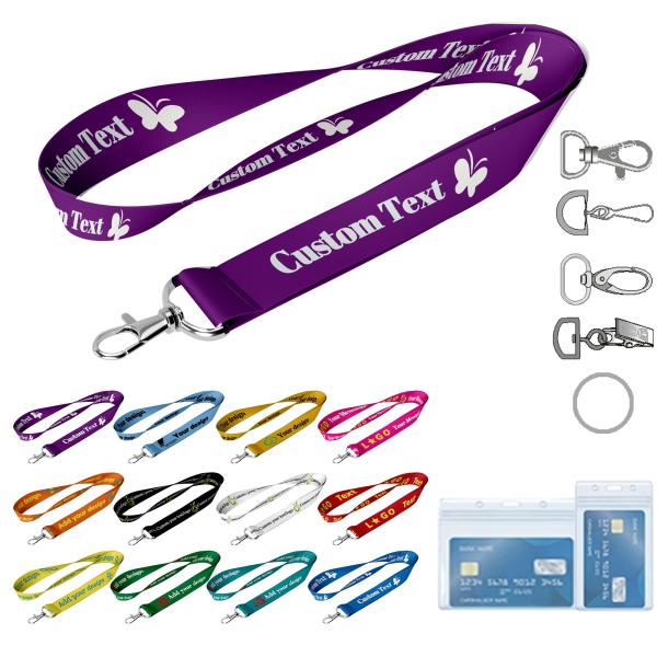 ・HOE TO CUSTOMIZE PERSONALITY LANYARD: Click "Customize Now", you can choose the color, width, number of lanyards, perso...