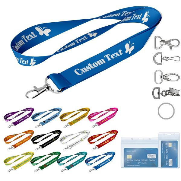 ・HOE TO CUSTOMIZE PERSONALITY LANYARD: Click "Customize Now", you can choose the color, width, number of lanyards, perso...