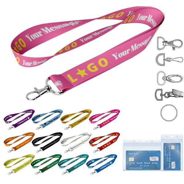 ・HOE TO CUSTOMIZE PERSONALITY LANYARD: Click "Customize Now", you can choose the color, width, number of lanyards, perso...