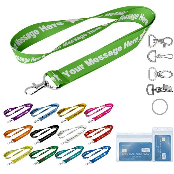 ・HOE TO CUSTOMIZE PERSONALITY LANYARD: Click "Customize Now", you can choose the color, width, number of lanyards, perso...